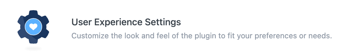 UX Settings - WP Compress